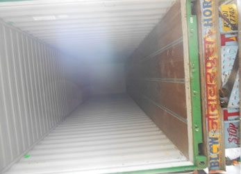 Raw cotton bale container loading inspection-Weight on Weigh Bridge and ...