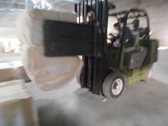 Raw cotton bale container loading inspection-Weight on Weigh Bridge and ...